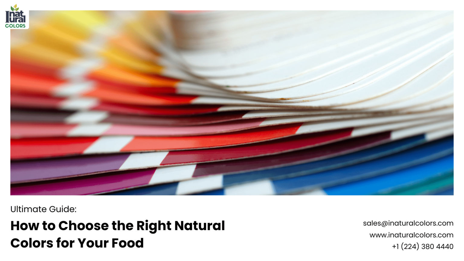 How to Choose the Right Natural Colors for Your Food