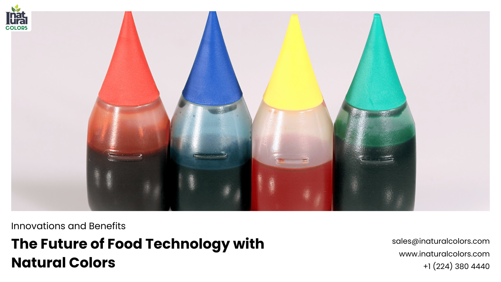 The Future of Food Technology with Natural Colors