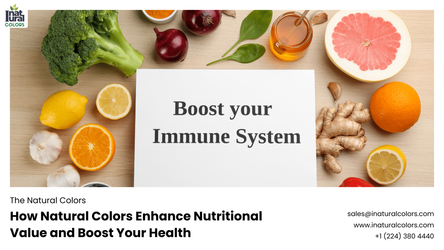 How Natural Colors Enhance Nutritional Value