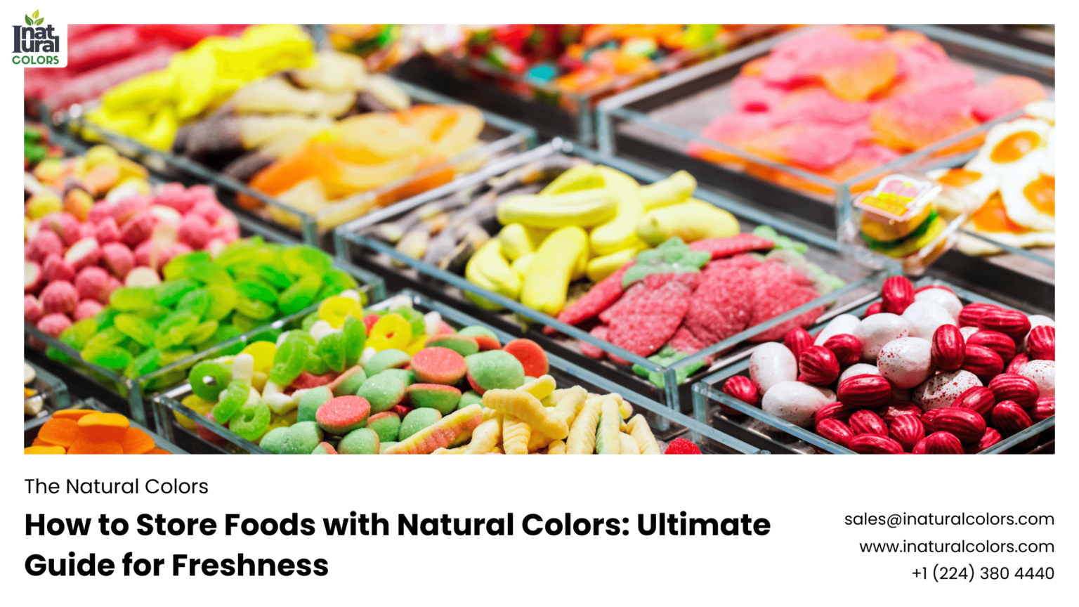 How to Store Foods with Natural Colors