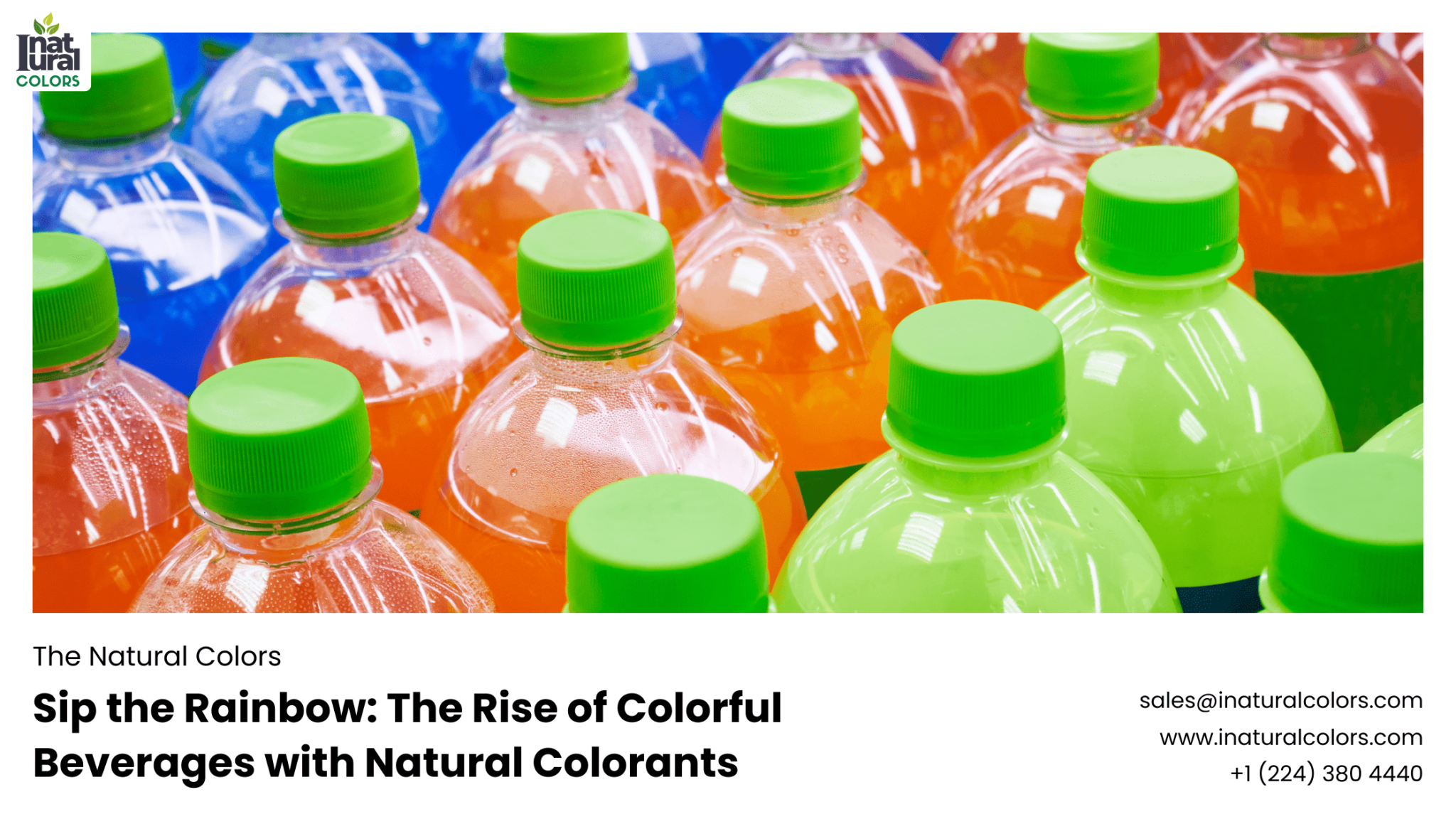The Rise of Colorful Beverages with Natural Colorants